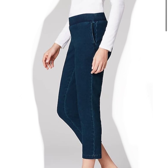 J. Jill | Jeans | Pure Jill J Jill Indigo Slim Crops Pull Up Jeans Sz ...